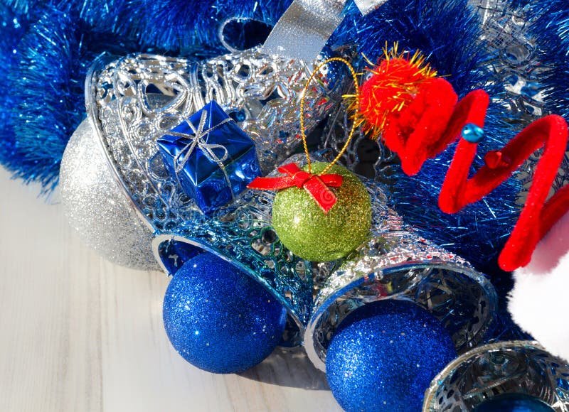 Silver Bells and Christmas Tree Decorations. Decorations for the New ...