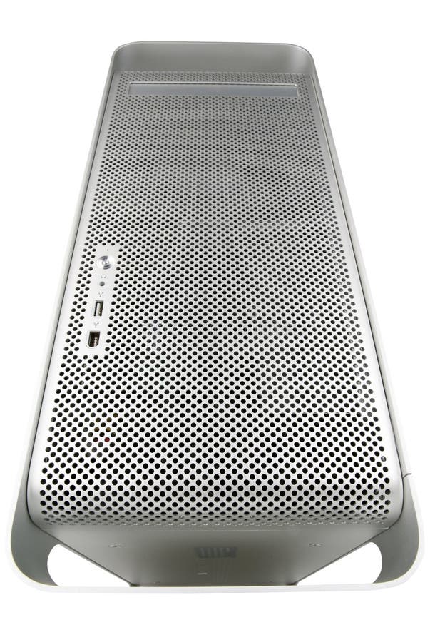 Silver BIG Computer stock image. Image of black, macintosh - 509337