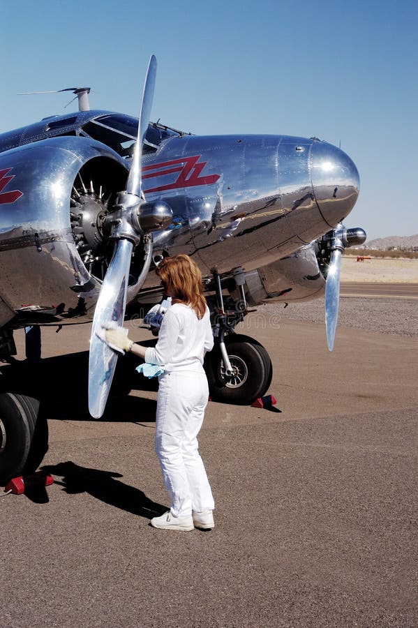 Silver Bird 2 stock image. Image of propellers, airfield - 1242767