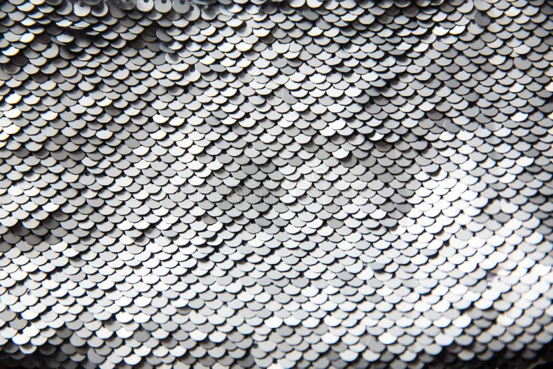 Silver Blinking Sequins. Shiny Sparkling Texture. Glow. Abstract Stock ...
