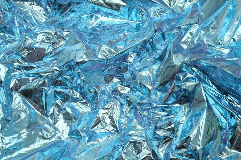 Silver Blue Glitter Foil. Abstract Glow Texture Copy Space Background ...