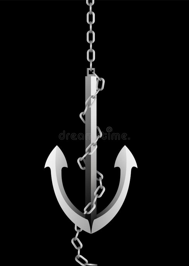 Silver Anchor Stock Illustrations – 741 Silver Anchor Stock ...