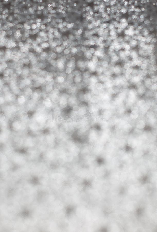 Silver Abstract Bokeh Background - Shiny and Bright Stock Photo - Image ...