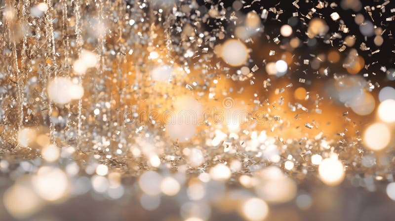 A Silver Shimmering Bokeh, Creating a Mesmerizing and Ethereal ...