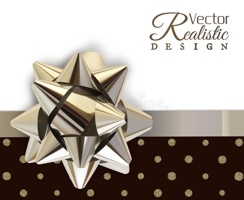 The silver bow stock vector. Illustration of elegance - 91144975