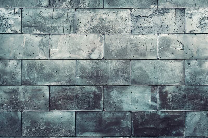 Silver Brick Wall Texture Background with Generative AI Stock ...