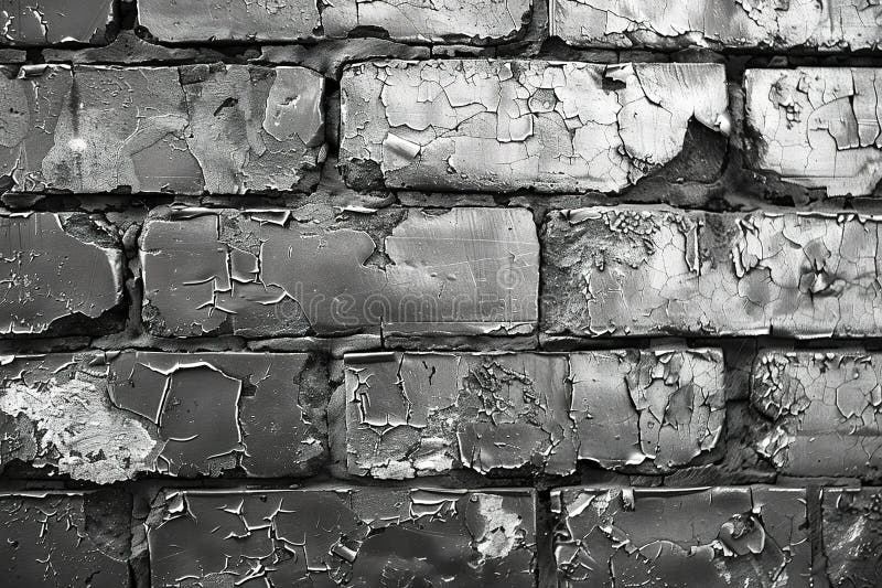 Silver Brick Wall Texture Background with Generative AI Stock ...