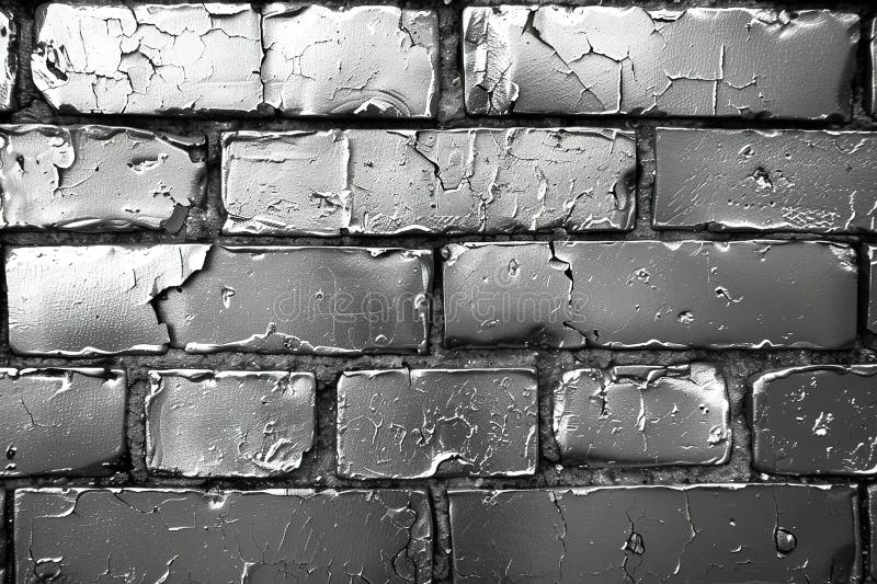 Silver Brick Wall Texture Background with Generative AI Stock ...