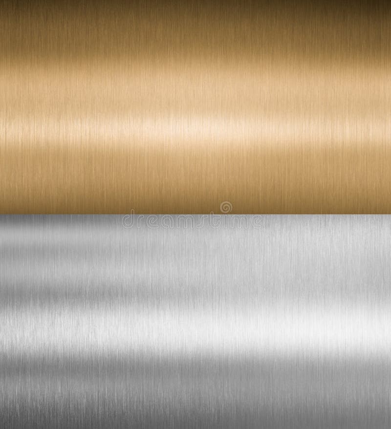 Metal Textures Gold, Silver and Bronze Stock Photo - Image of gold ...
