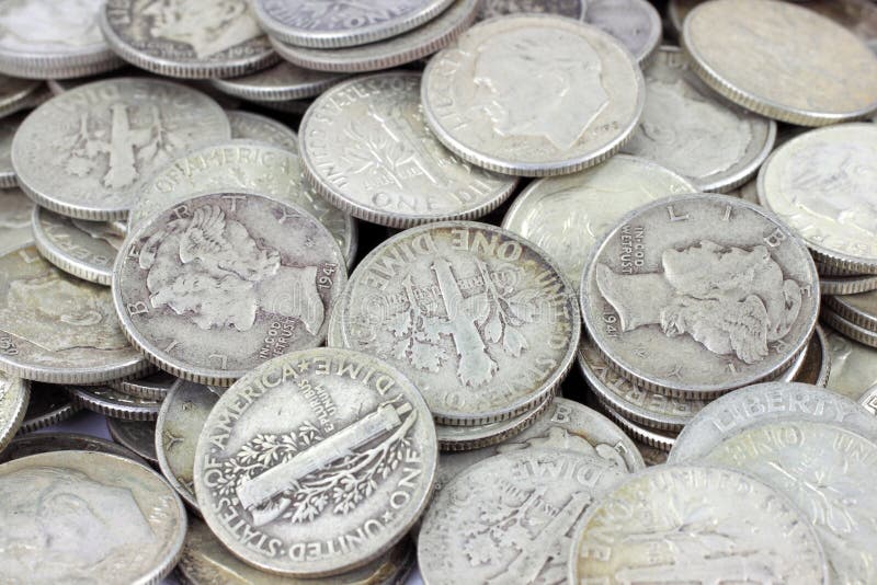 Silver bullion stock photo. Image of antique, liberty - 14713708