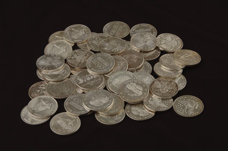 Silver Rounds Coins Stock Photos - Free & Royalty-Free Stock Photos ...