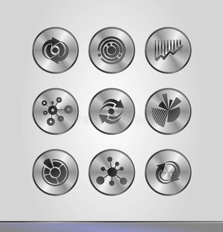Silver Icons Stock Illustrations – 28,878 Silver Icons Stock ...