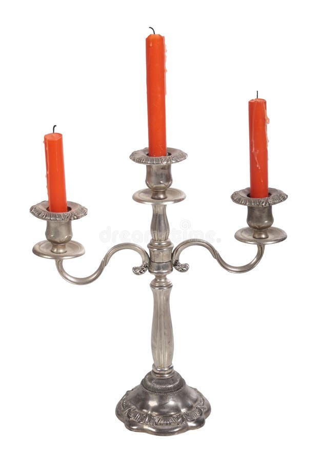 Old candlestick stock photo. Image of fire, metal, classical - 10397224