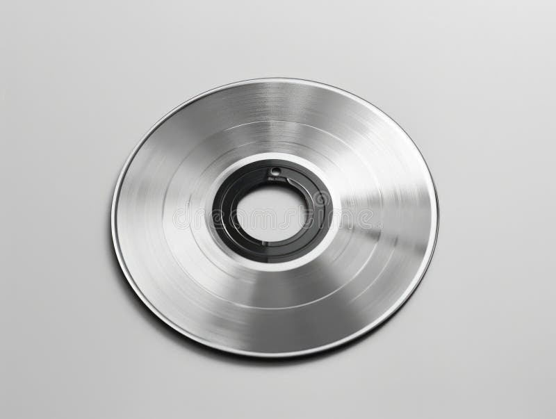 Silver Cd Sitting White Surface Stock Photos - Free & Royalty-Free ...