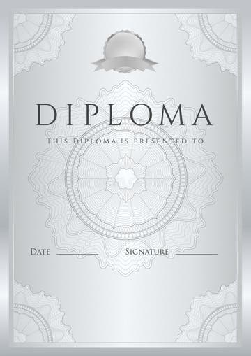 Certificate Silver Stock Illustrations – 20,316 Certificate Silver ...