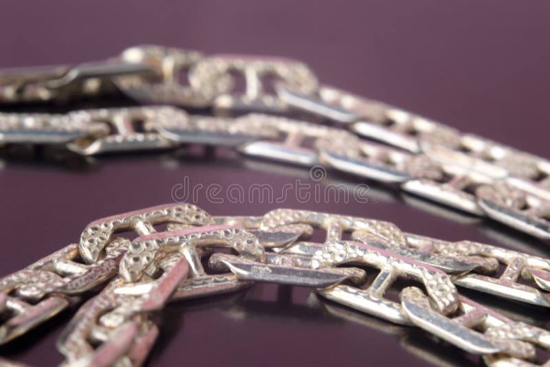 Silver chain stock photo. Image of form, silver, area - 122015776