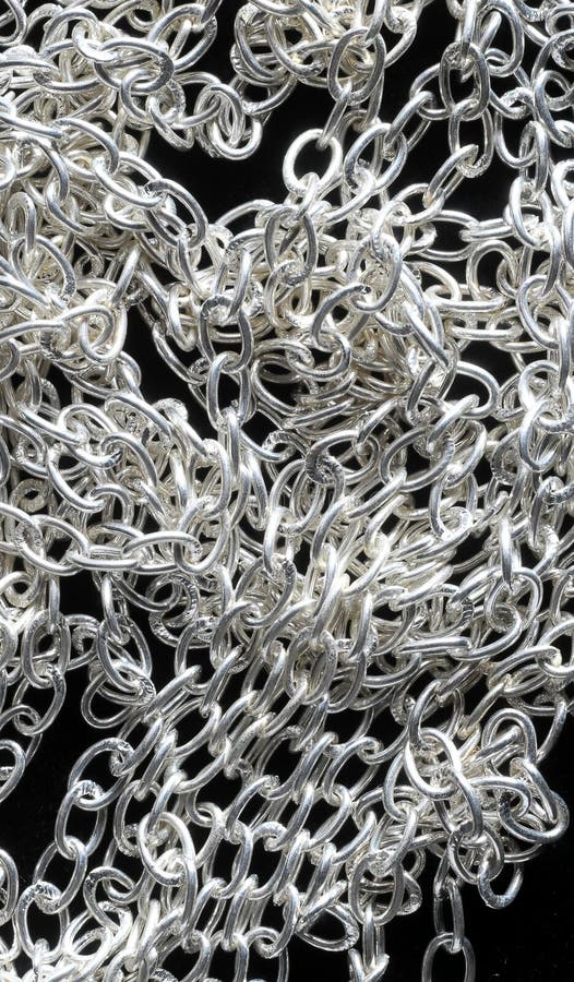 Silver Chain Texture stock image. Image of black, gray - 35602533