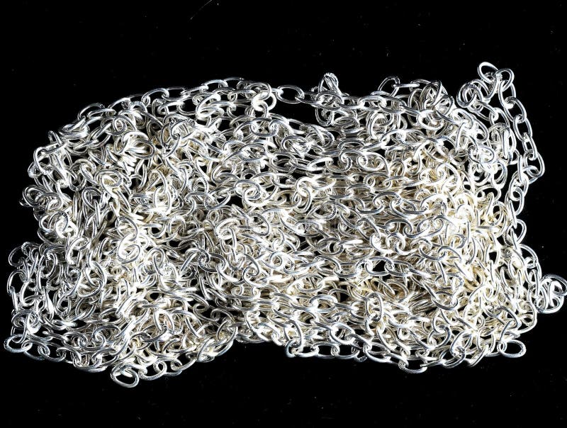 Silver Chain Texture stock image. Image of black, gray - 35602533
