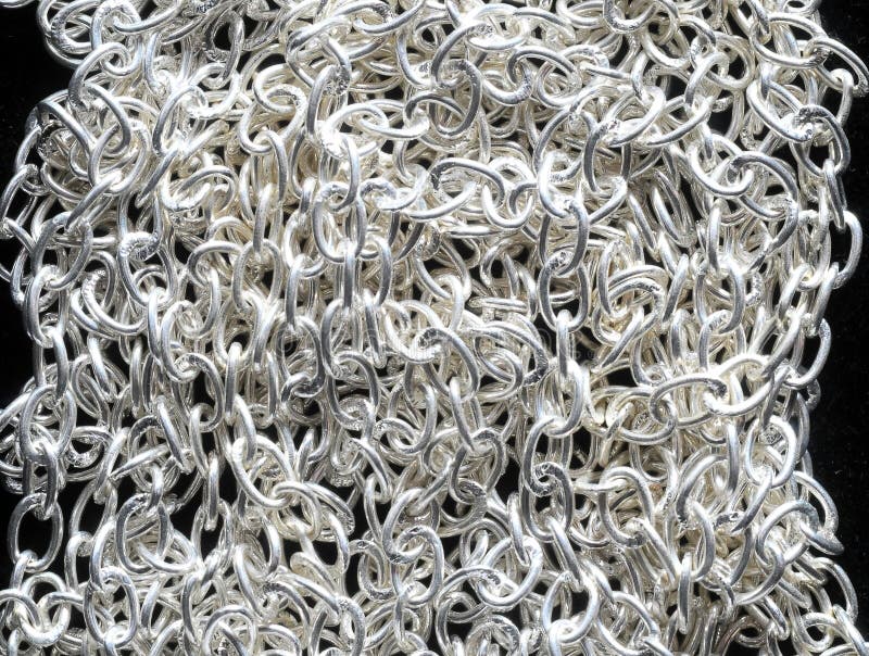 Silver Chain Texture stock image. Image of grunge, link - 245956471
