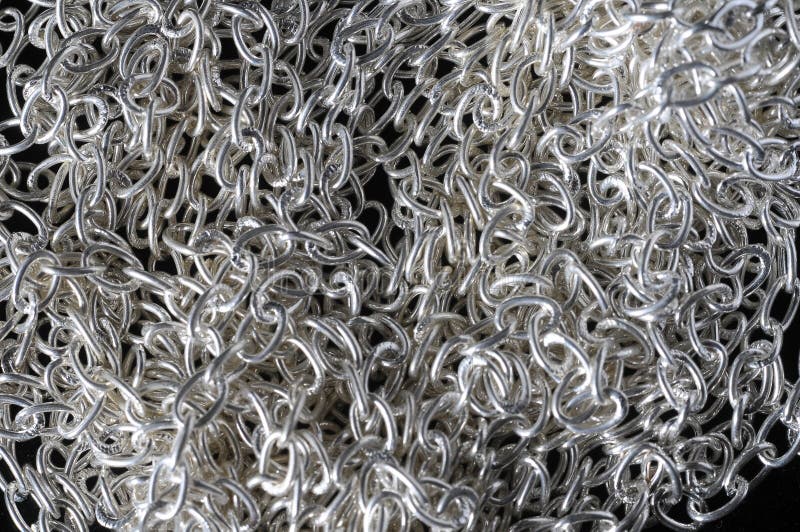 Silver Chain Texture stock image. Image of black, gray - 35602533