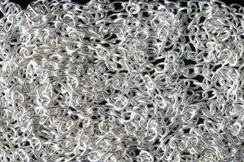 Silver Chain Texture stock image. Image of jewel, sphere - 46574903