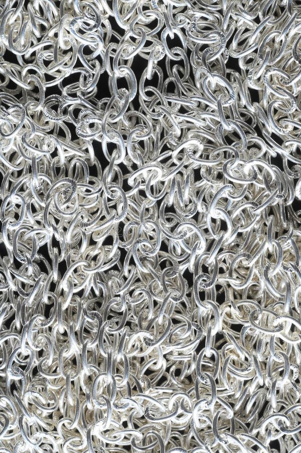 Silver Chain Texture stock photo. Image of industry, background - 44150530