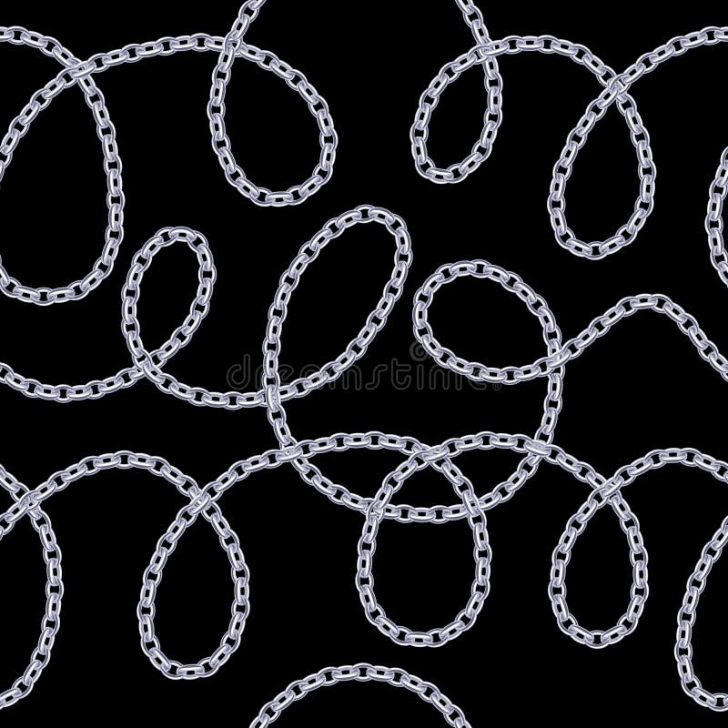 Silver Chains Black Background Stock Illustrations – 781 Silver Chains ...