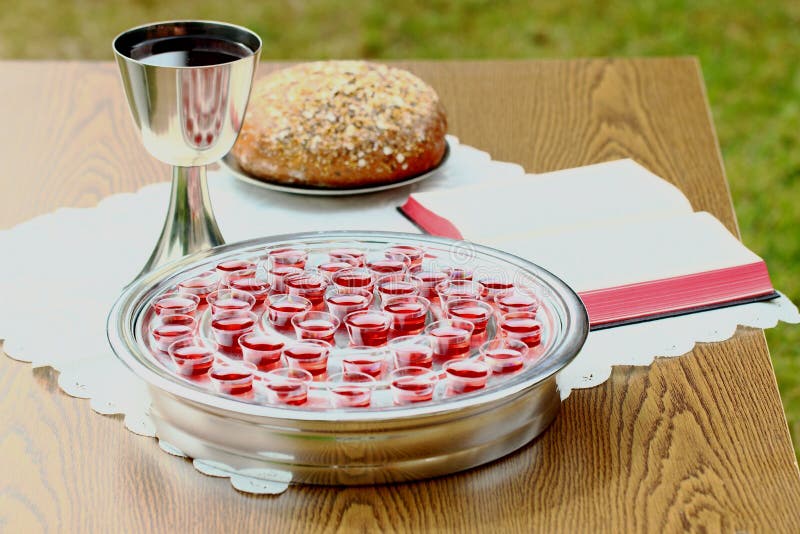 Communion Cups stock photo. Image of sacrament, closeup - 17748124
