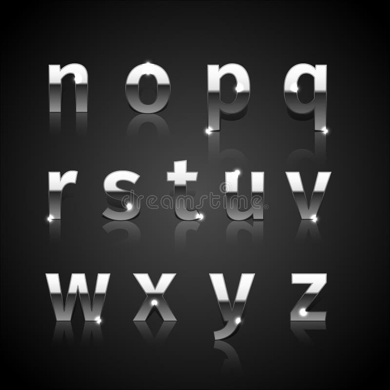 Silver Characters Collection Stock Vector - Illustration of graphic ...