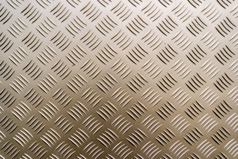 Silver Checker Plate Texture Image Stock Photo - Image of grunge ...