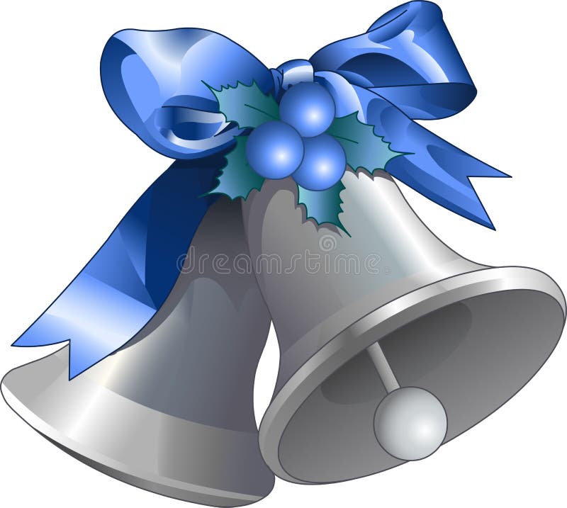 Silver Christmas Bells stock vector. Illustration of clipart - 35167204
