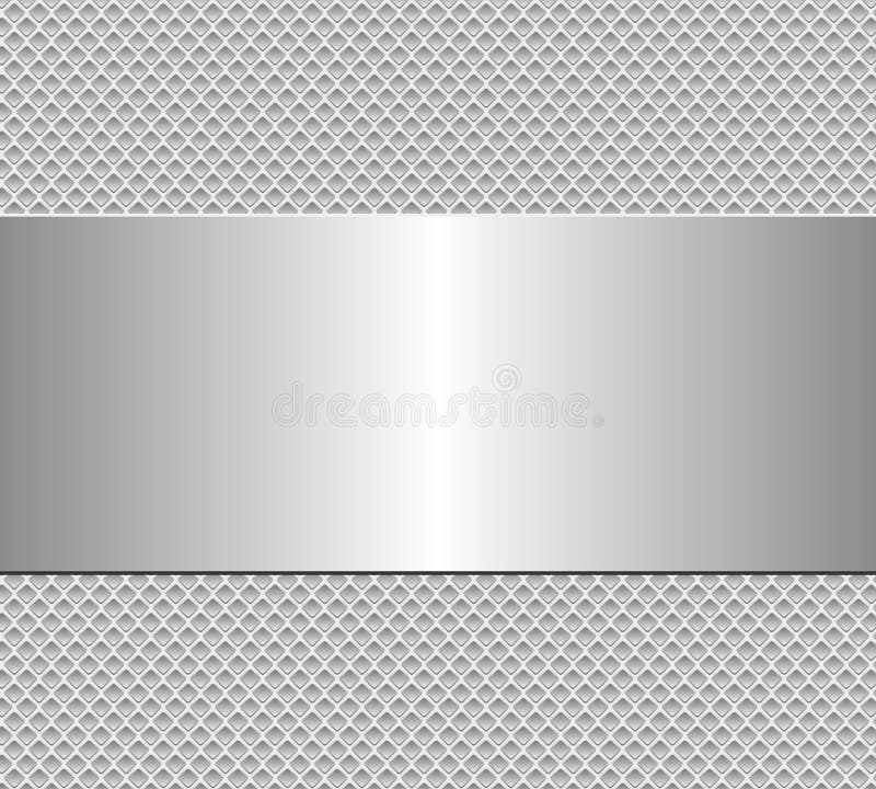 Silver Chrome Metal 3D Background, Lustrous and Shiny Metallic Design ...