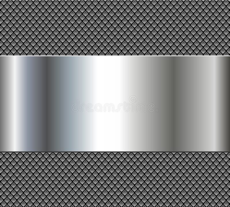 Silver Chrome Metal 3D Background, Lustrous and Shiny Metallic Design ...