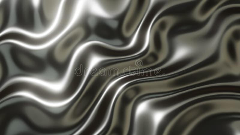 Silver Chrome Metal Texture with Waves Stock Illustration ...