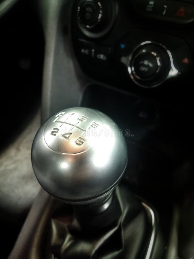 Silver chrome shift knob stock photo. Image of modified - 48956988
