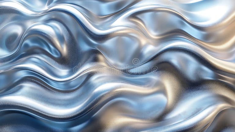 Abstract Metallic Seamless Texture in Silver and Chrome Tones ...