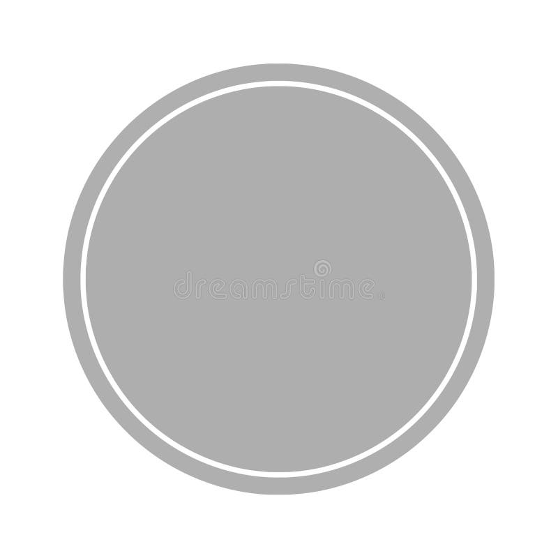 Silver circle clipart stock illustration. Illustration of round - 368720833