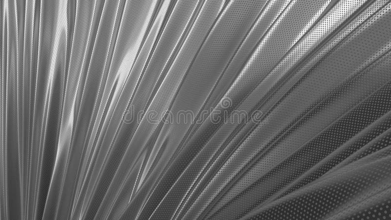 Silver Cloth with Pattern of Shiny Circles. Luxury Fabric Background ...