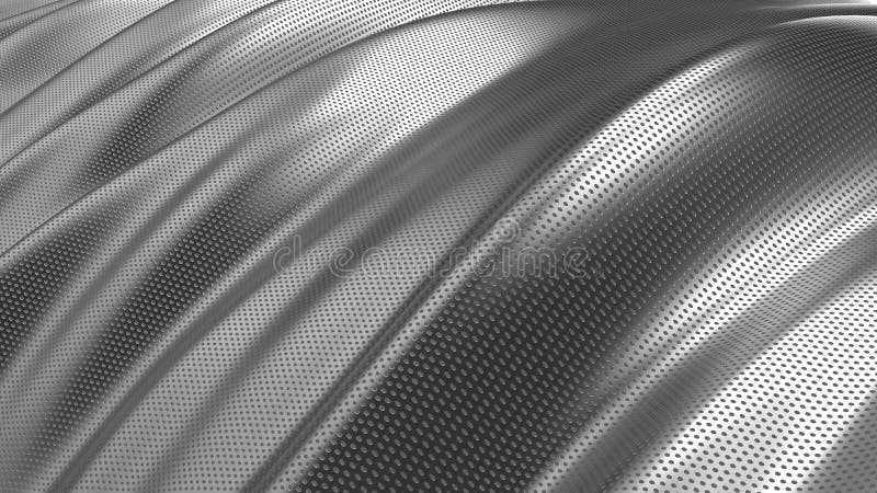 Silver Cloth Abstract Background Stock Illustration - Illustration of ...