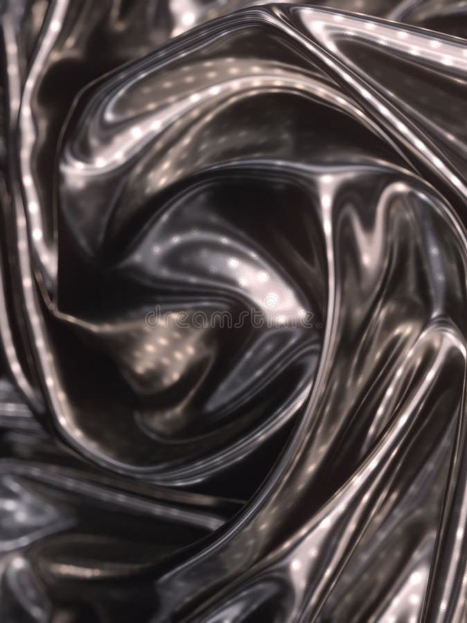 Silver Cloth with Pattern of Shiny Circles. Luxury Fabric Background ...