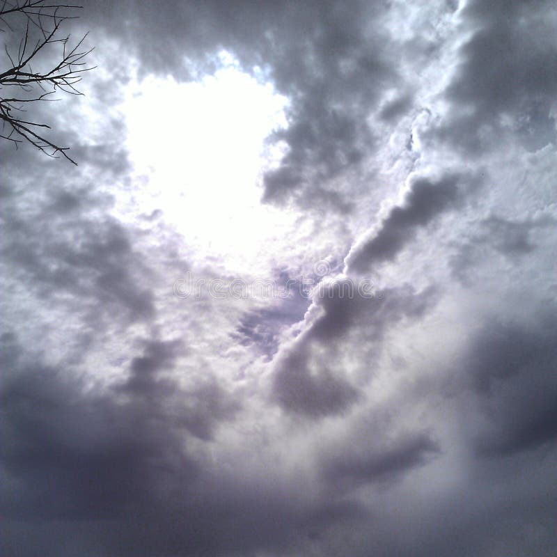 Silver Clouds stock image. Image of fall, silver, clouds - 56922055