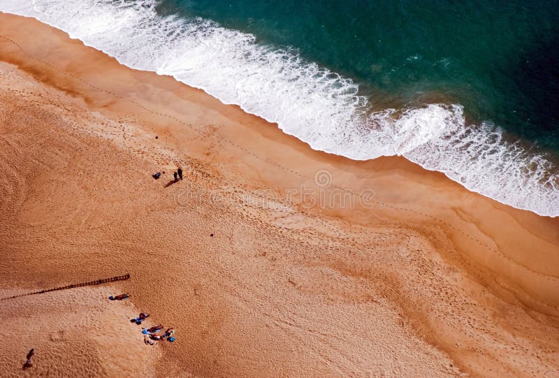 Silver Coast Portugal stock photo. Image of wave, silver - 64933158