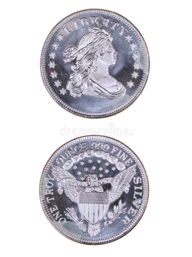 Silver Coin stock image. Image of economy, banking, clean - 96367885