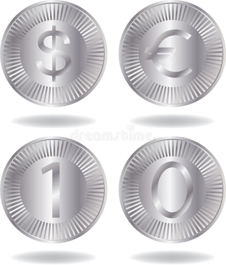 Spinning Coins Animation for Game Stock Vector - Illustration of ...