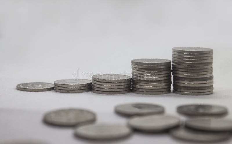 Silver Coins, Coins Set in Groups ,stack of Coins, Graphics for ...