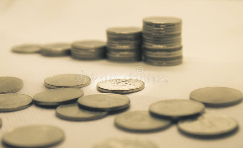 Silver Coins, Coins Set in Groups ,stack of Coins, Graphics for ...