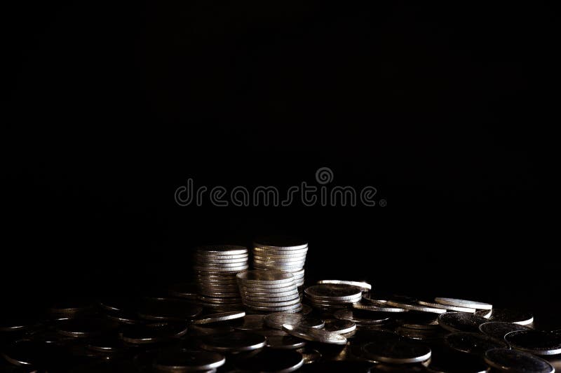 Coins Set in Groups ,stack of Coins, Graphics for Illustrations Stock ...