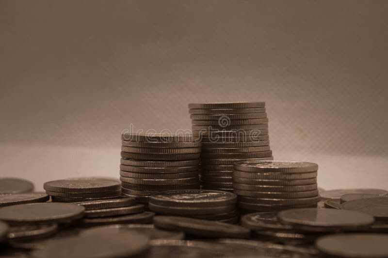 Coins Set in Groups ,stack of Coins, Graphics for Illustrations Stock ...