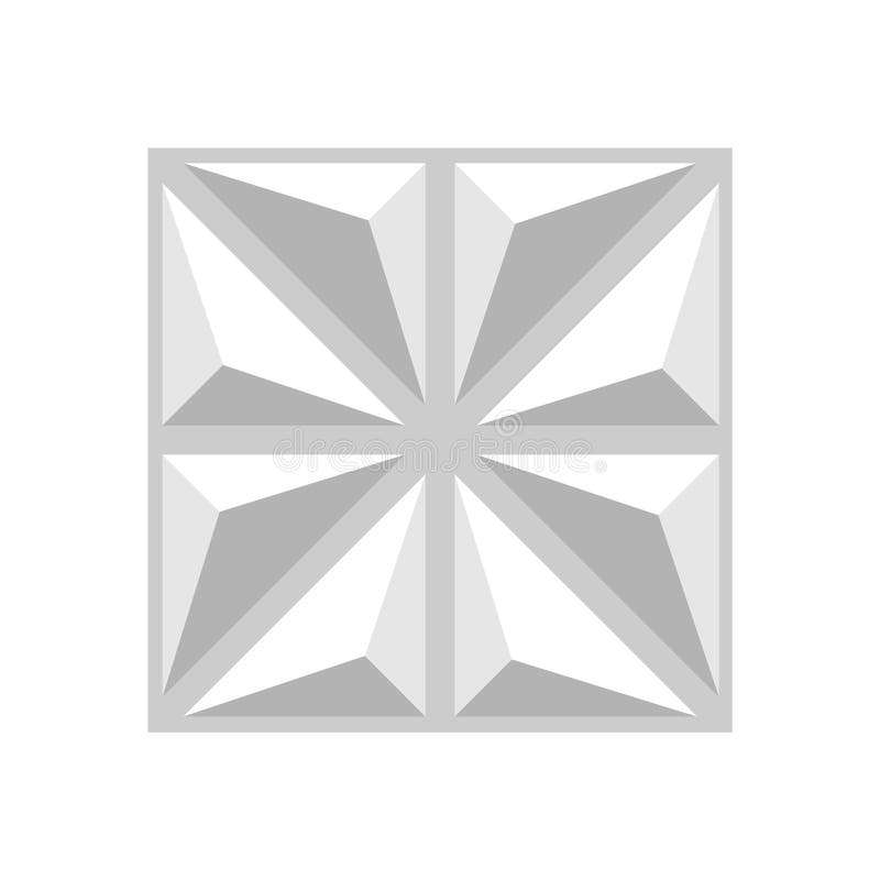 Silver Color Square Pattern Stock Vector - Illustration of paper ...