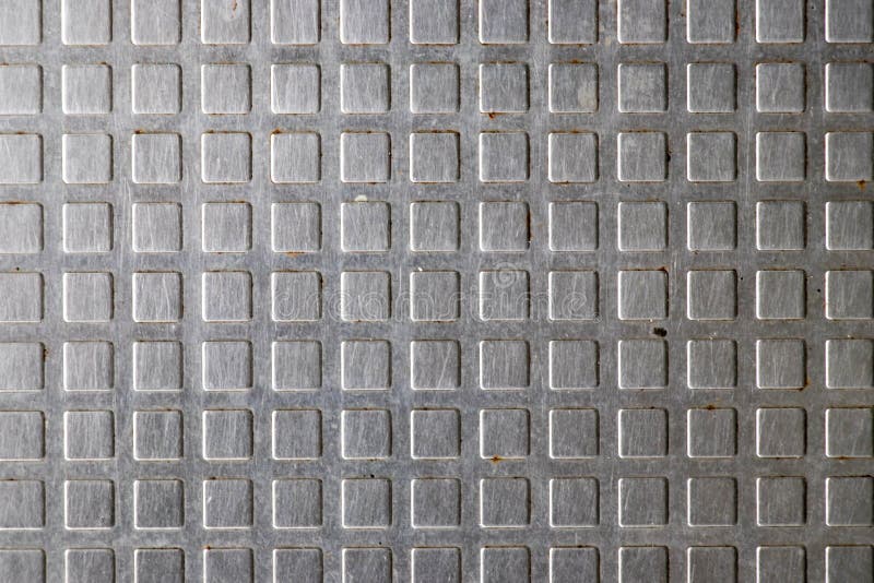 Silver Color Square Shape on Metallic Material Stock Photo - Image of ...